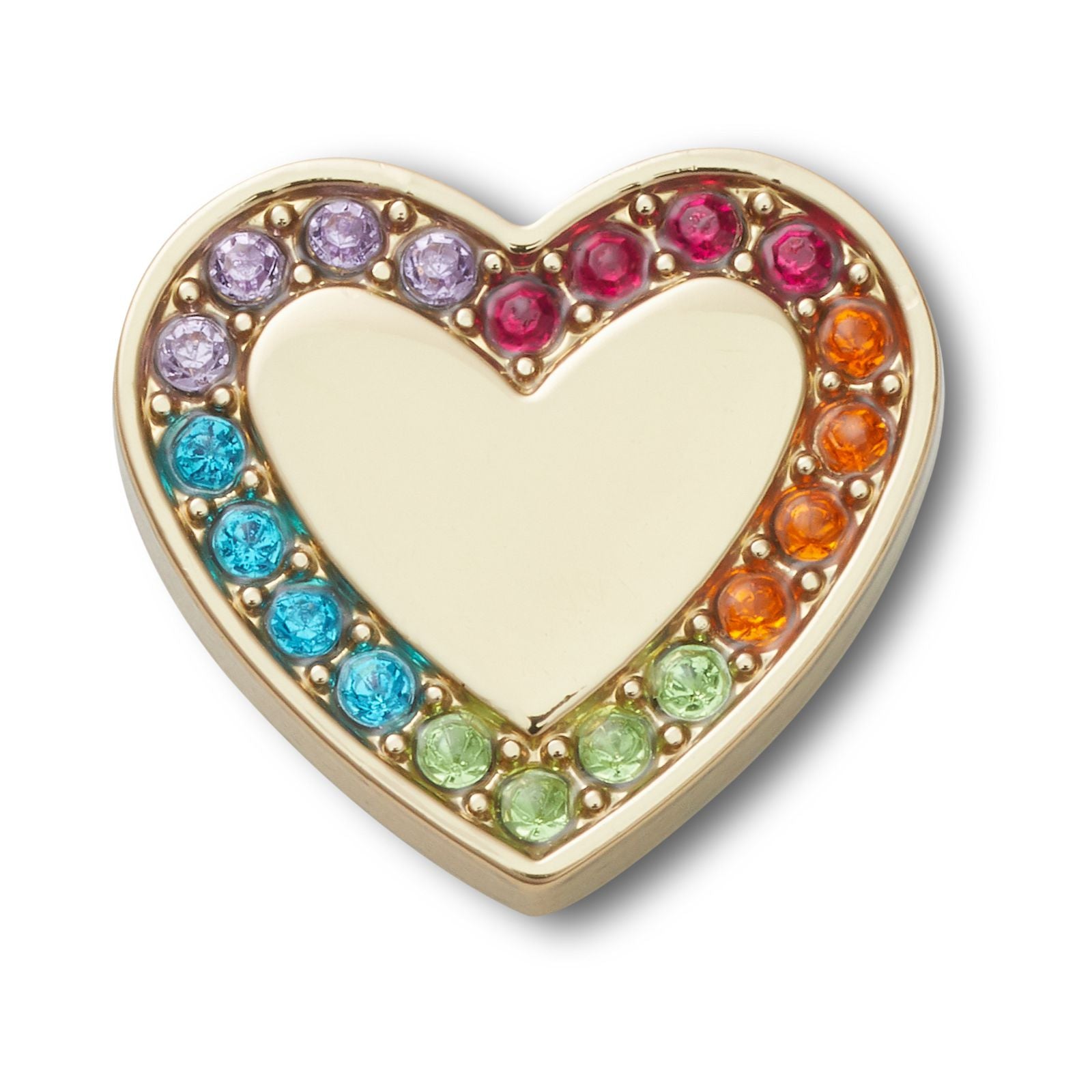 Jibbitz Festival Gold Encrusted Heart – Crocs Colombia