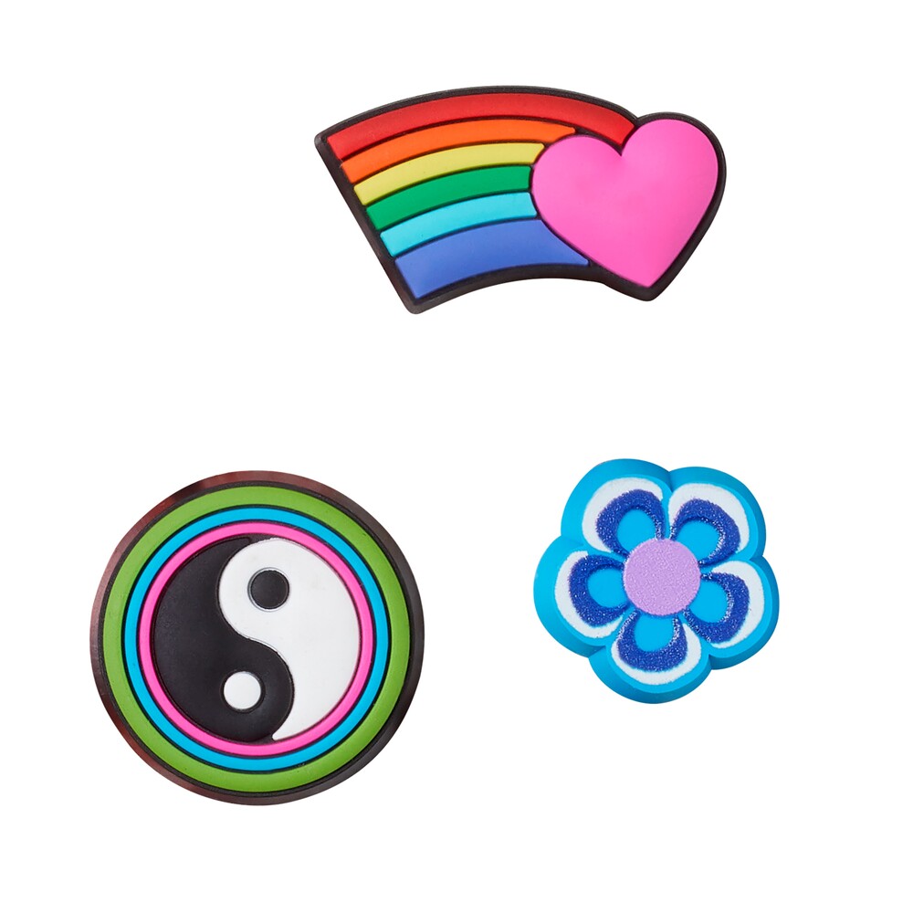 Jibbitz Unisex Colorful Lace Backer 3 Pack Símbolos – Crocs Colombia