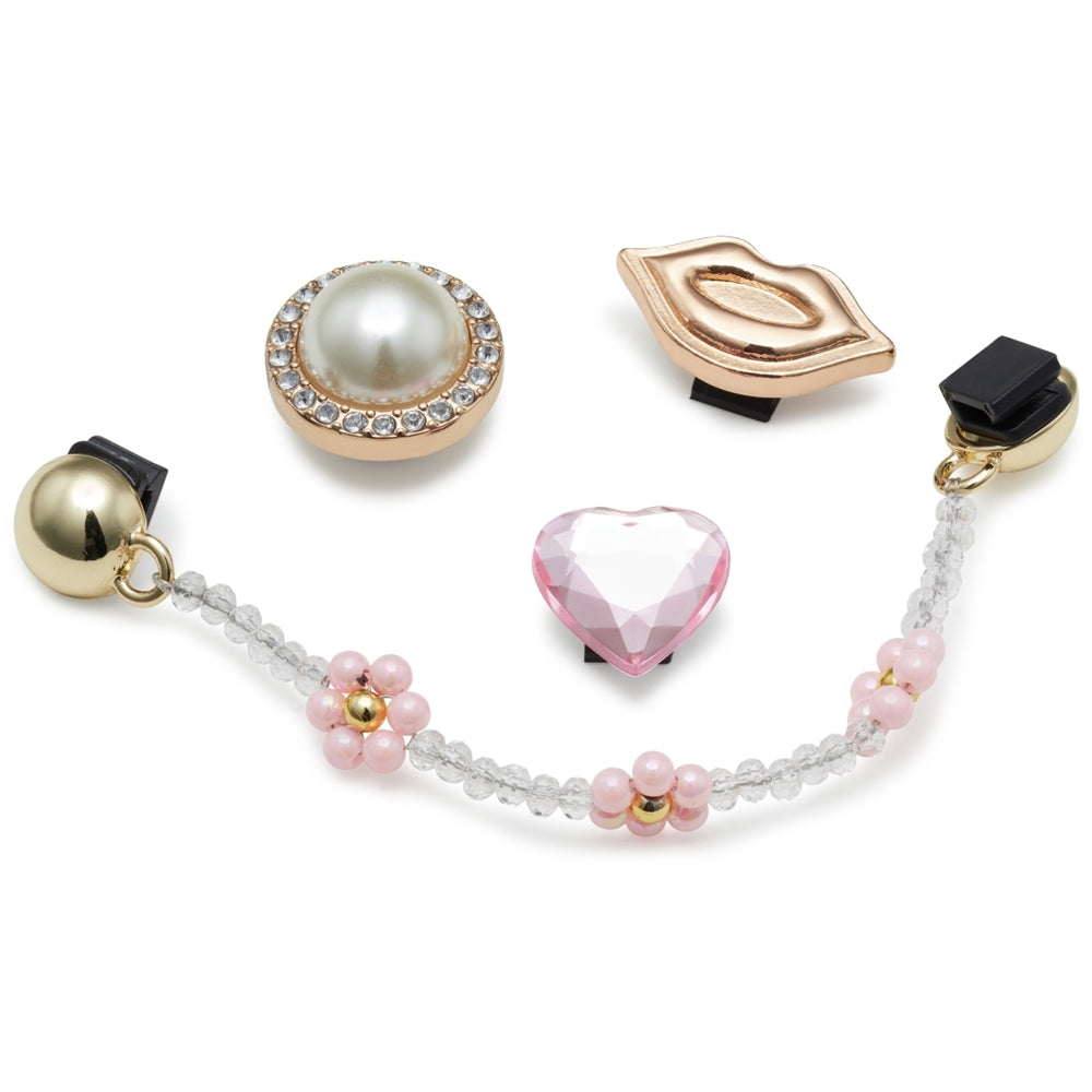 Jibbitz Unisex Party In Pink Lace Backer 5 Pack Joyería – Crocs Colombia